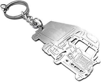 Amazon.com: AWA Stainless Steel Keychain suitable for Freightliner ...