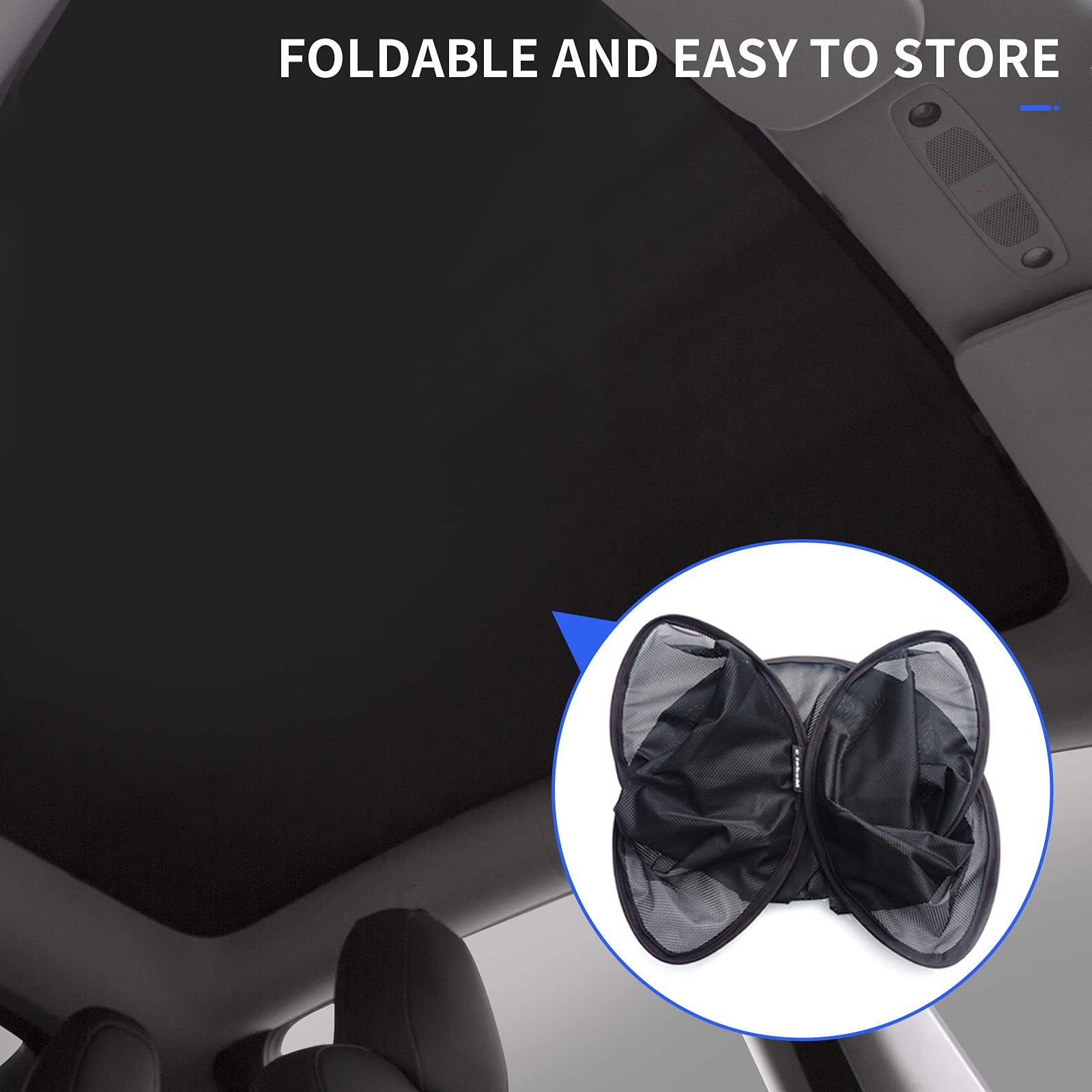 Tesla Model Y Sunshade (Glass Roof) TESMANIAN