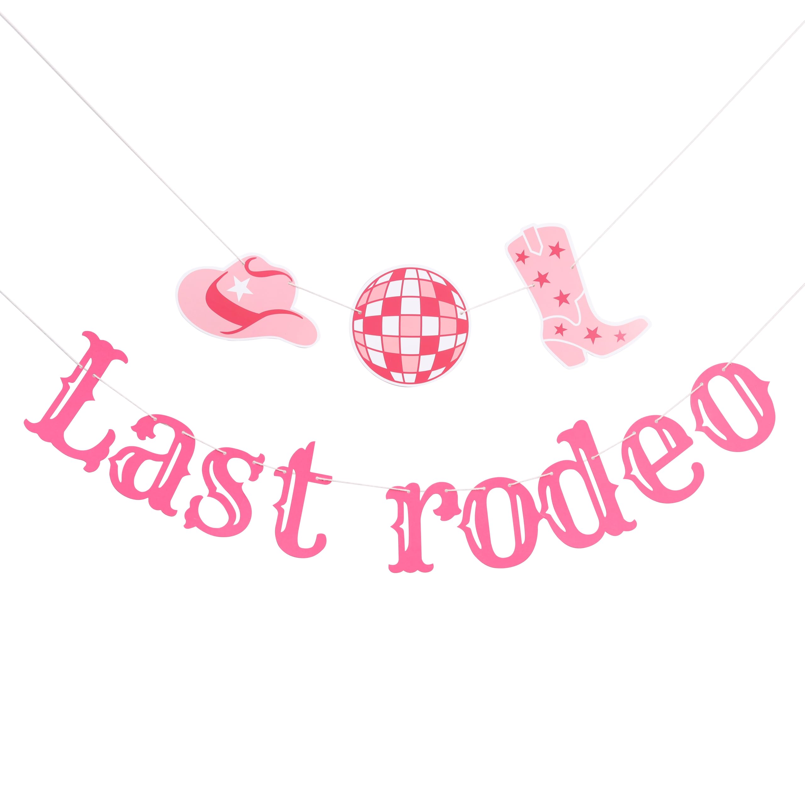 Amazon.com: Last Rodeo Banner - Cowgirl Bachelorette Party Decorations ...