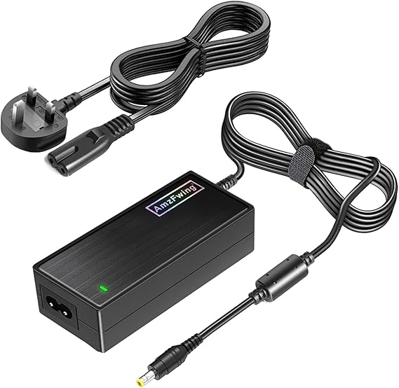 24V 2.5A Power Supply Adapter Compatible with 24Volt Logitech Racing ...