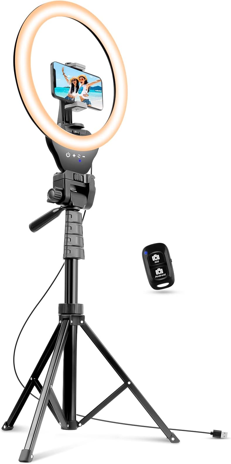 Amazon.com: Sensyne 12-inch Ring Light with 67-inch Selfie Stick ...