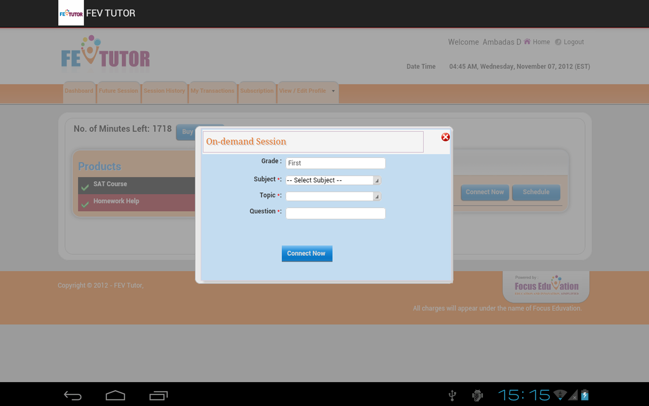 FEV TUTOR - App on Amazon Appstore