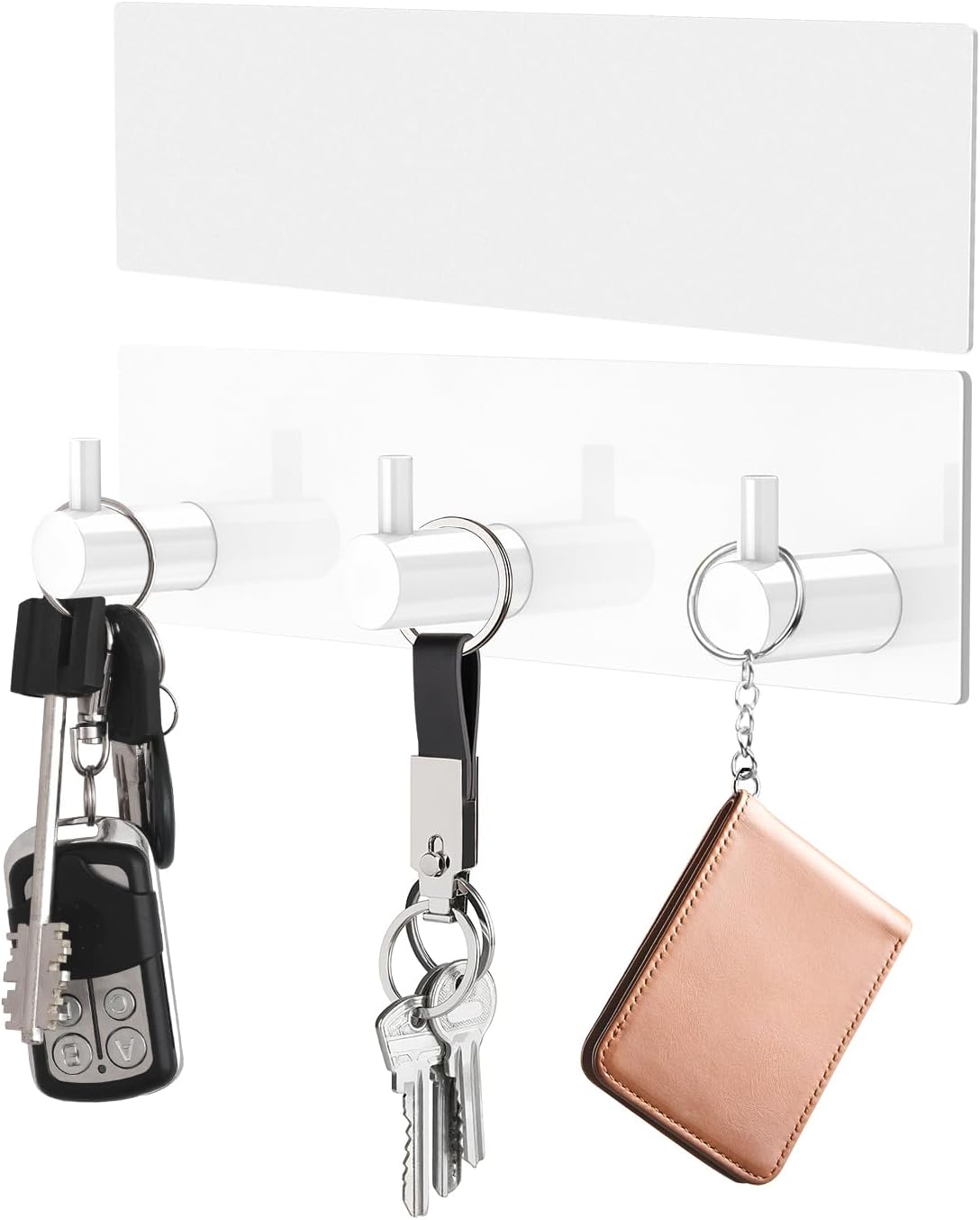 Amazon.com: Laflaca Key Holder for Wall – Wooden Key Hanger Wall Mount ...