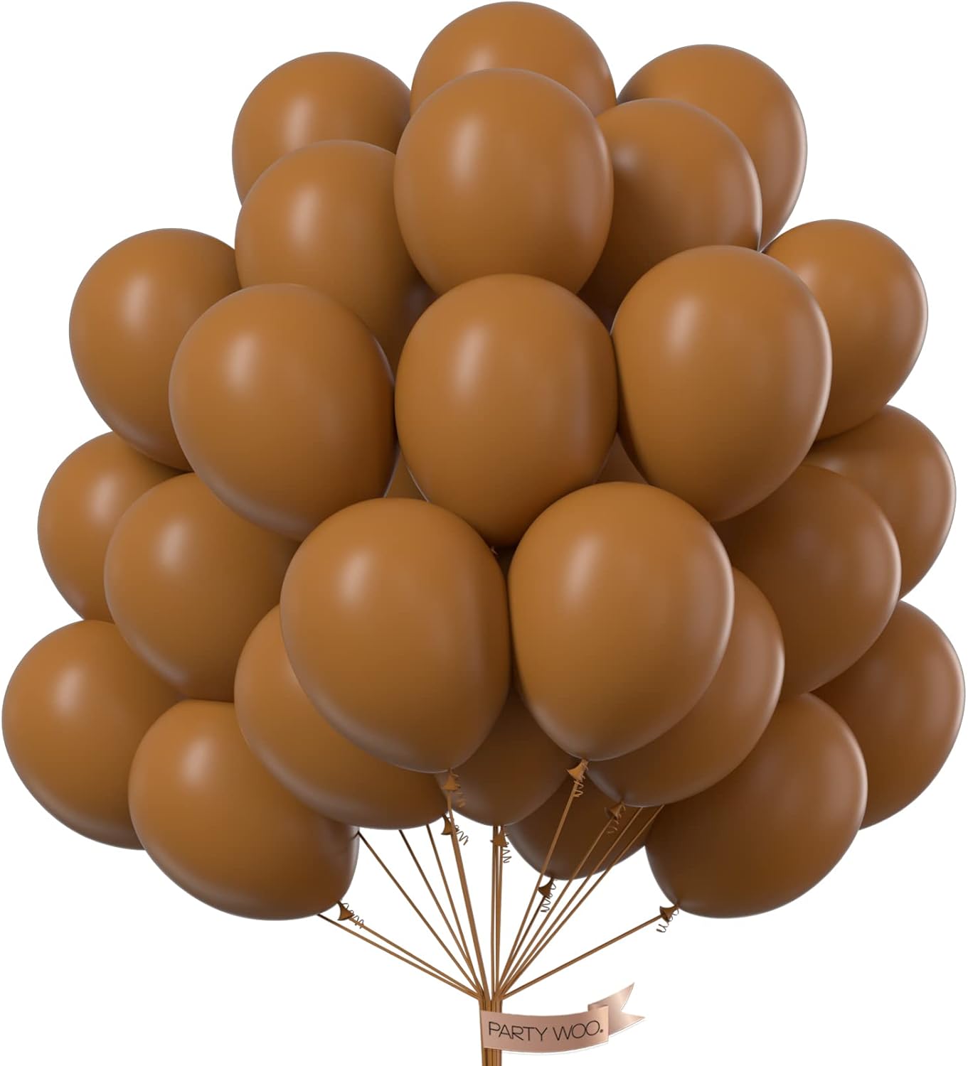Amazon.com: PartyWoo Brown Balloons, 50 pcs 12 inch Matte Balloons with ...