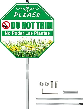 Amazon.com : Do Not Trim Yard Signs with Stake and Accessories ...