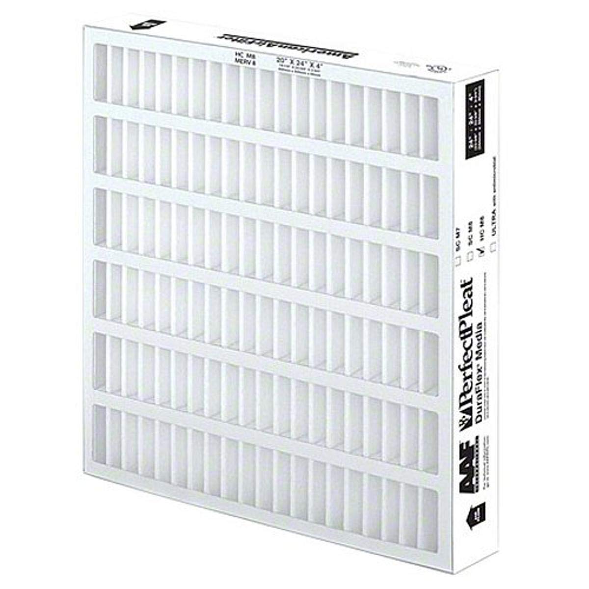 AAF 179-411-800 PerfectPleat HC M8 Pleated Filter, 4" Standard Size, 19 ...