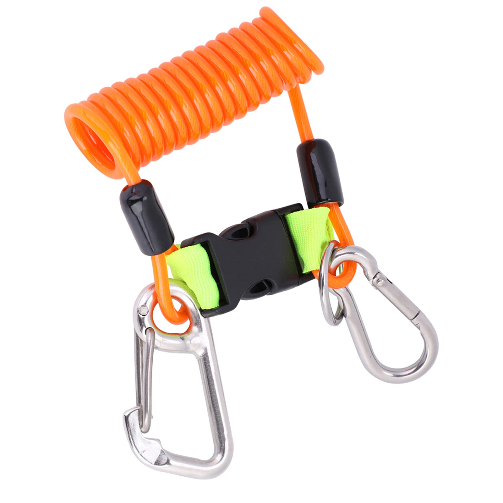 Amazon.com : gernie Diving Lanyard, Heavy Duty Stainless Steel Spring ...