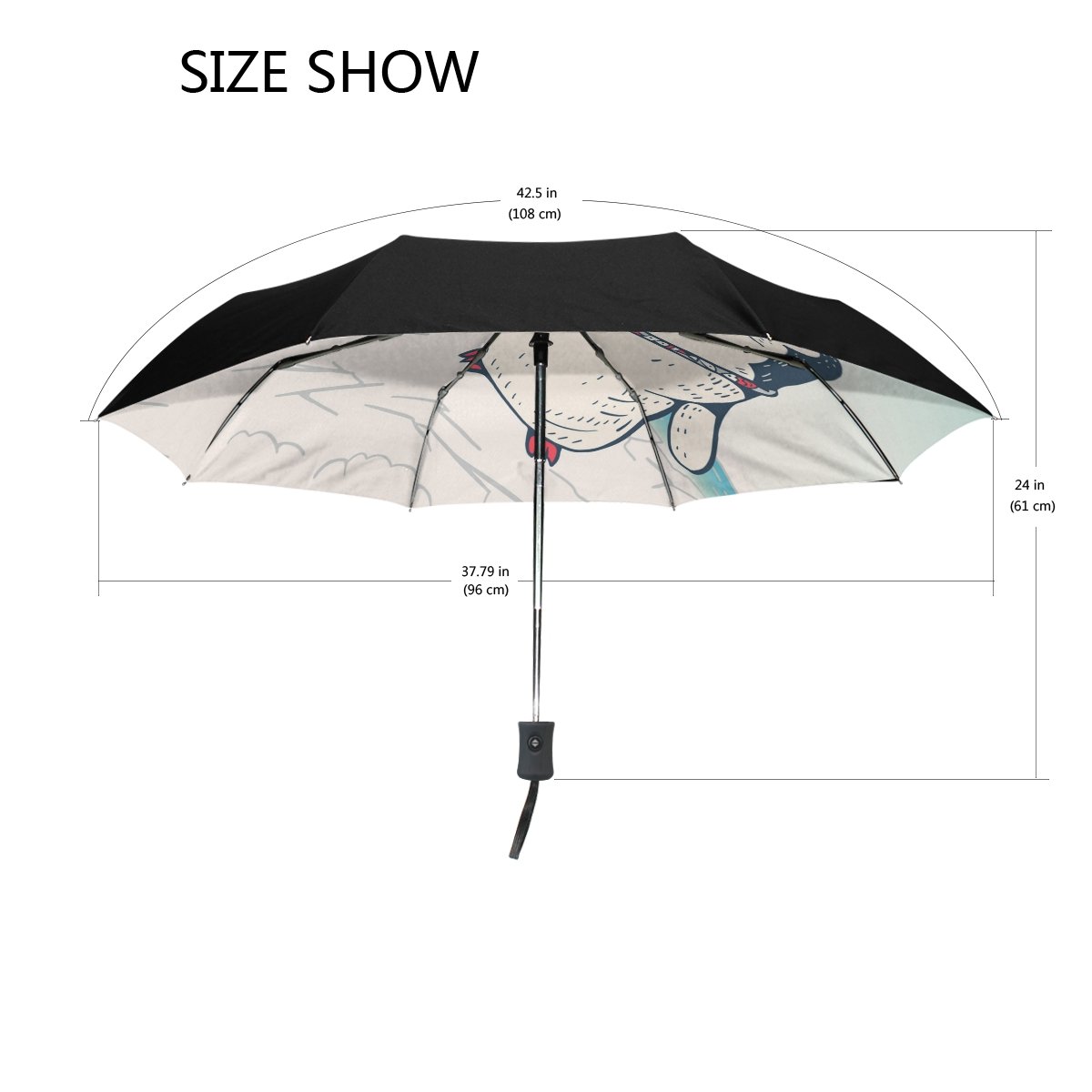 Tiyafuro (57.5''X31.5'') Windshield Sun Shade Umbrella, Foldable Front ...