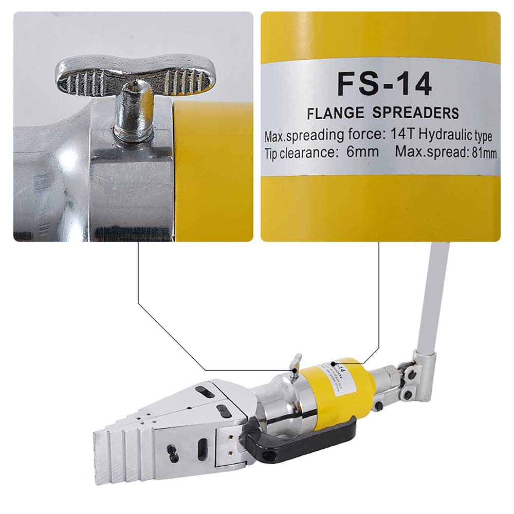 Buy CGOLDENWALL Integral Hydraulic Flange Spreader Splitter FS-14 ...