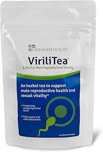ViriliTea Fertility Tea for Men, Herbal Tea for Men to Support ...