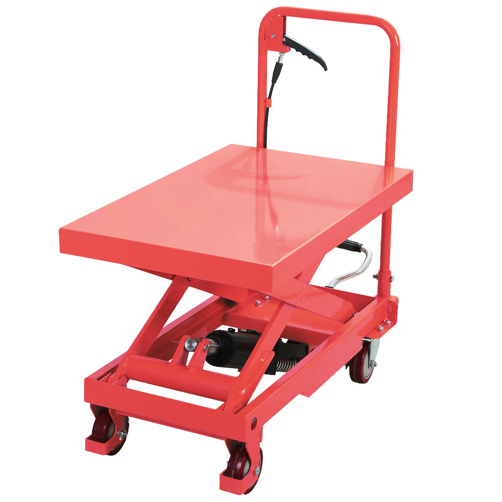 Amazon.com: GUDESEN Equip Hydraulic Manual Lift Table w/ 4 Wheels and ...