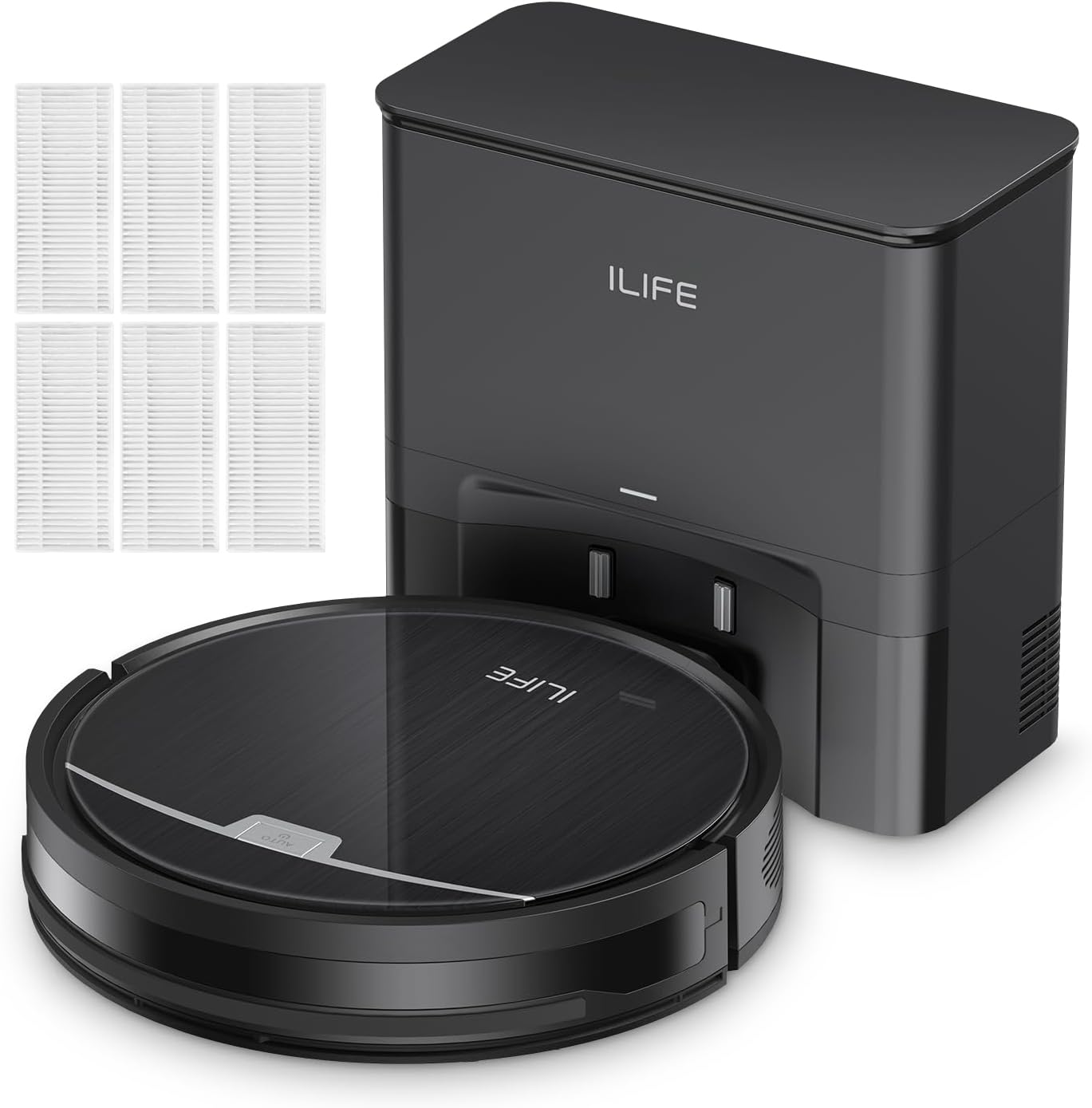 Amazon.com: ILIFE V9 Pro Robot Vacuum and Mop Combo, Self Emptying ...