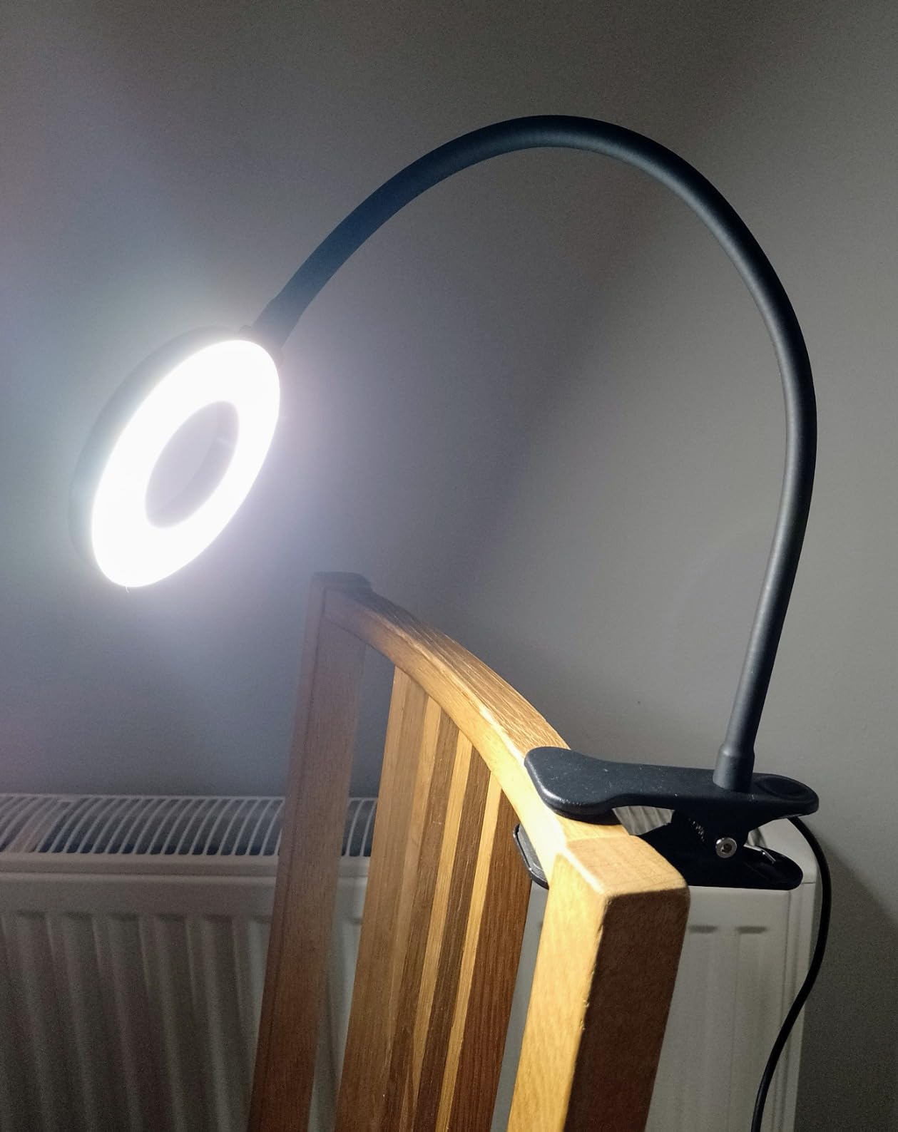 KLINTOS LED Desk Lamp Clip on Light, Table Lamp【3 Color Modes & 10 ...