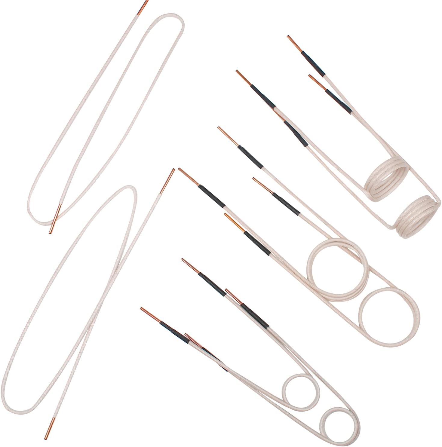 WerkWeit Induction Heater Coil Kit 8Pcs Heat Resistant Induction Coil ...