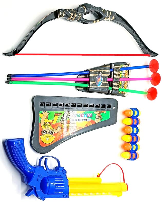 Dynamic Retail Global Guns for Boys, Archery Bow and Arrows Toy Set for ...
