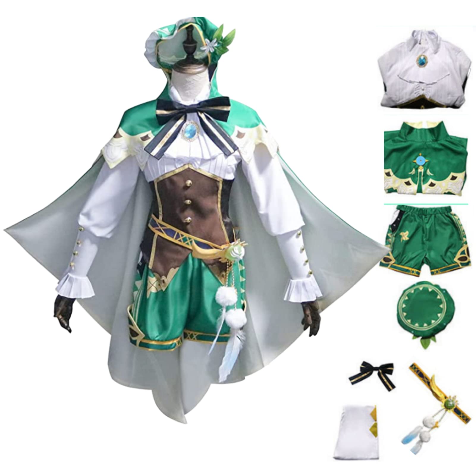 Buy Genshin Impact Cosplay,Venti Cosplay Genshin Impact,Cute Characters ...