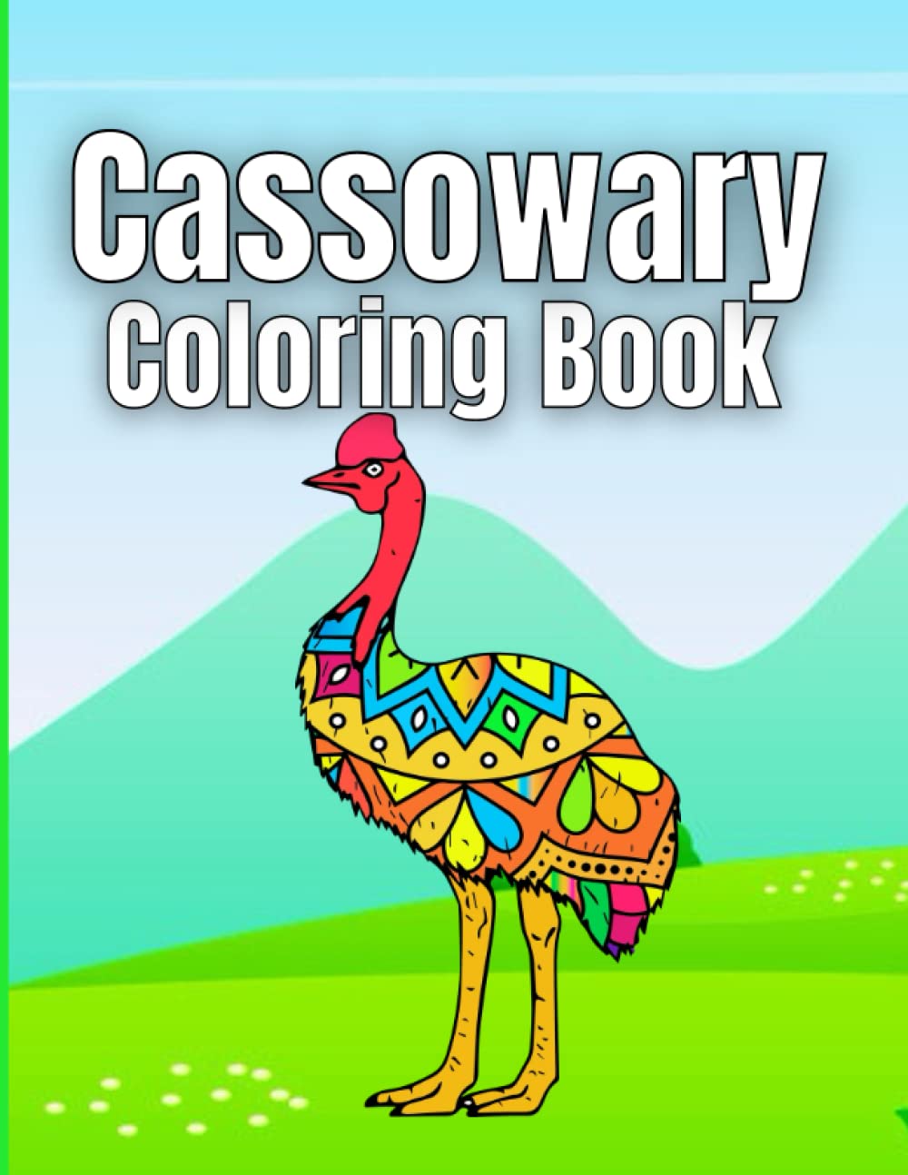 Buy Cassowary Coloring Book: Beautiful Cassowary Coloring Pages for ...