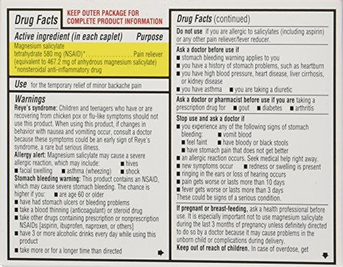 Doan's Backache Pain Relief Caplets, Extra Strength, 24-Count Boxes ...