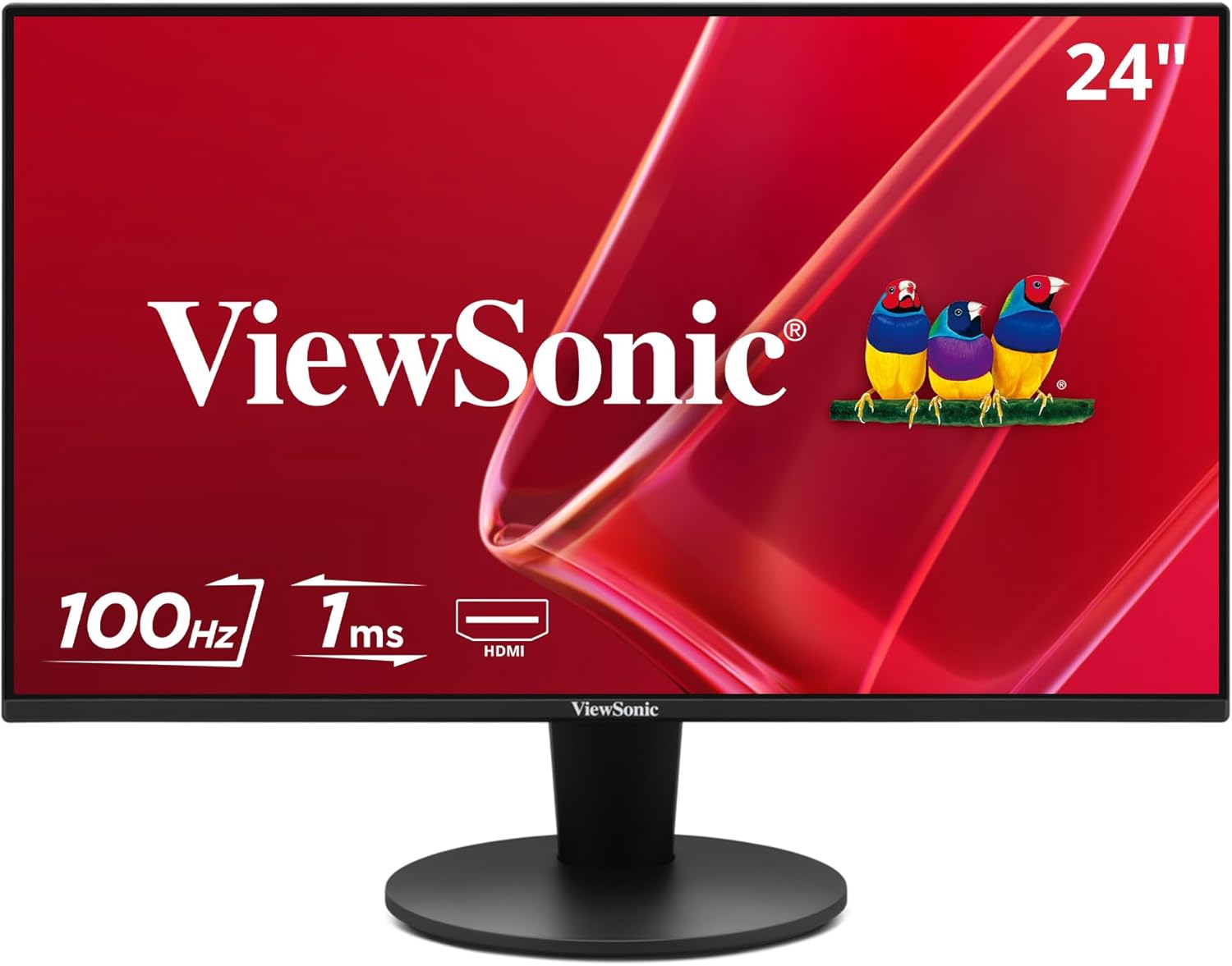Amazon.com: ViewSonic VS2447M 24 Inch 1080p Monitor, 100Hz Refresh Rate ...