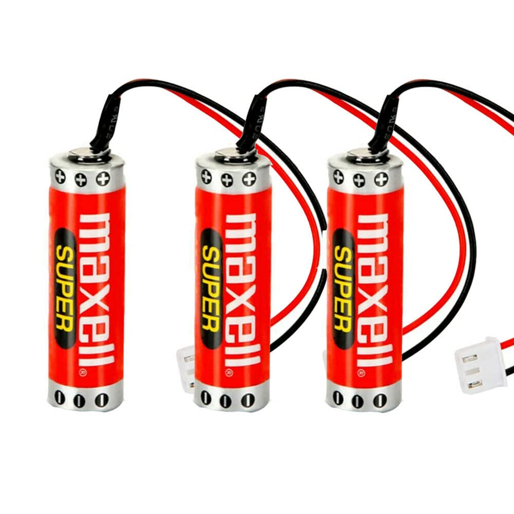Meeler 3 Pcs Er6c Plc Battery 1800mah 3 6v Maxell | Desertcart SINGAPORE