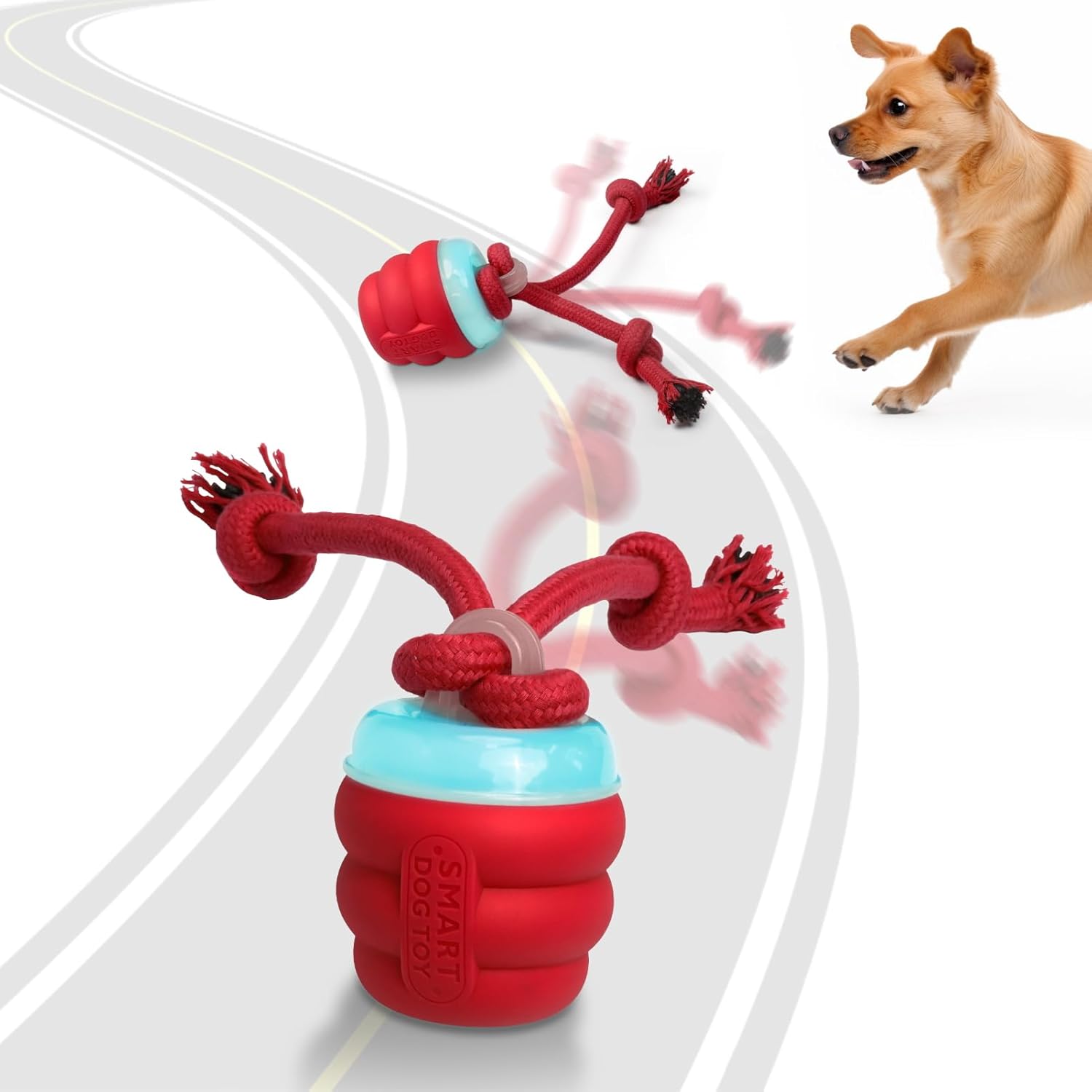 Amazon.com : Giociv Interactive Dog Toys with Motion Activated, Squeaky ...