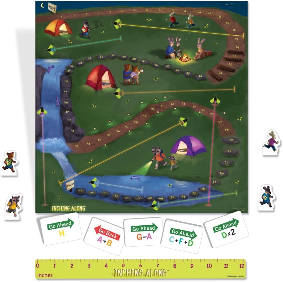 Amazon.com: Educational Insights Inching Along Measurement Game : Toys ...