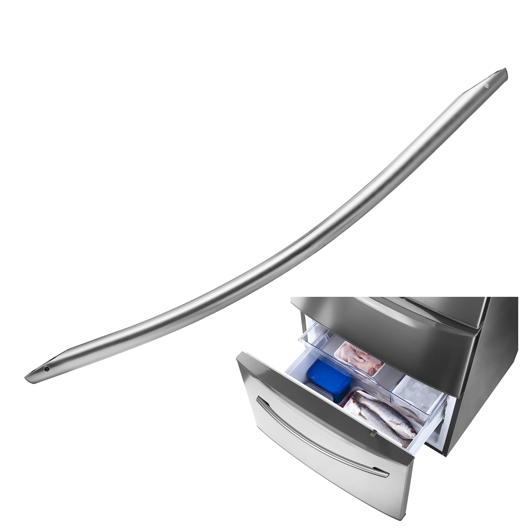 Amazon.com: DA97-20017A Freezer Door Handle, Refrigerator Door Handle ...