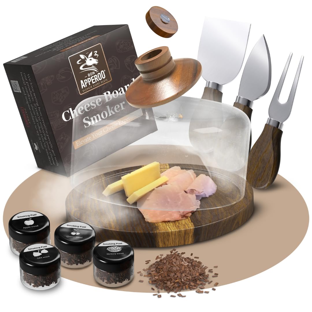 Amazon.com : Cheese Board Smoker Set | Indoor Cold Smoking, Culinary ...