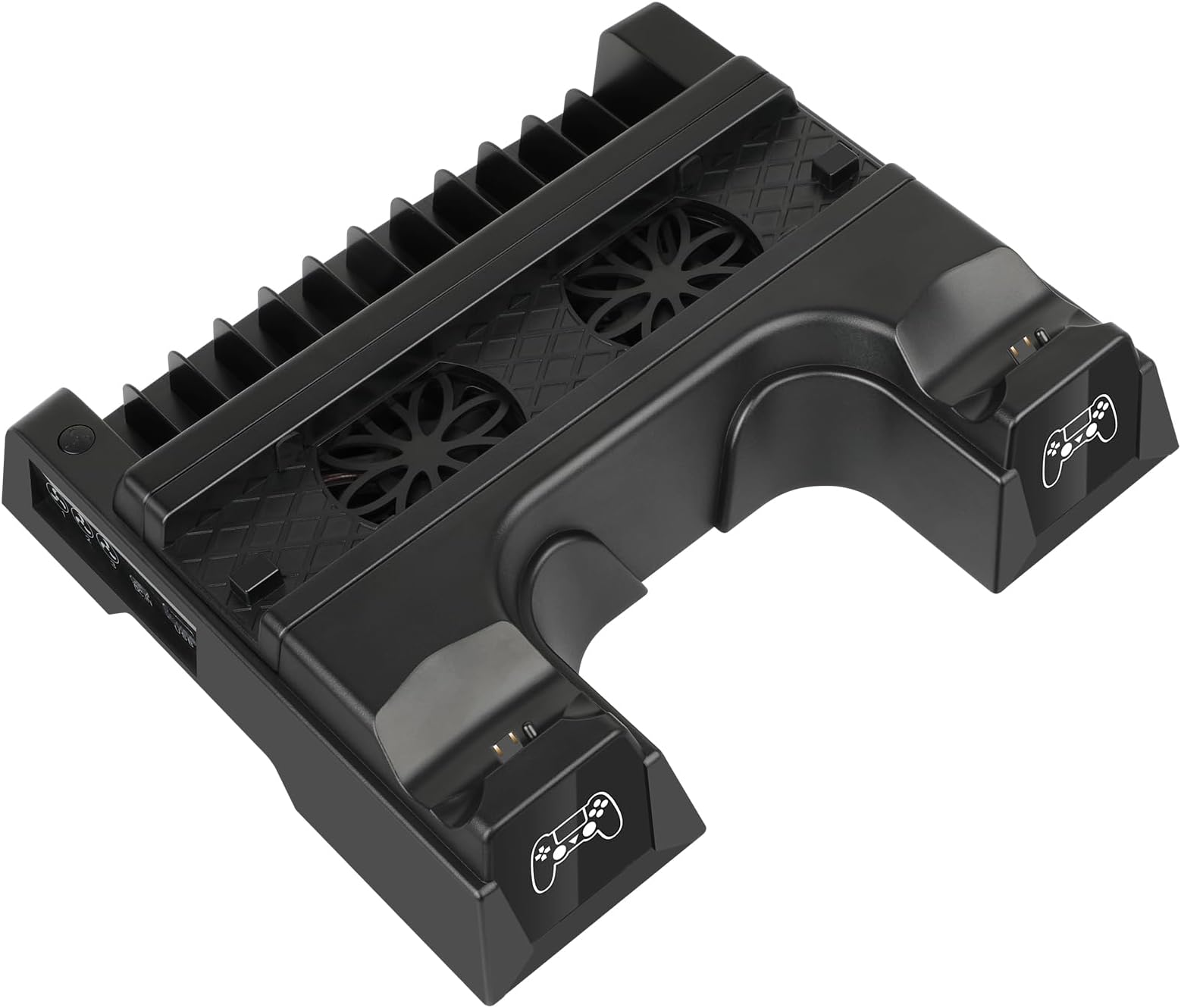 PS4 Stand with PS4 Cooling Fan Cooler for Playstation 4/PS4 Slim/PS4 ...