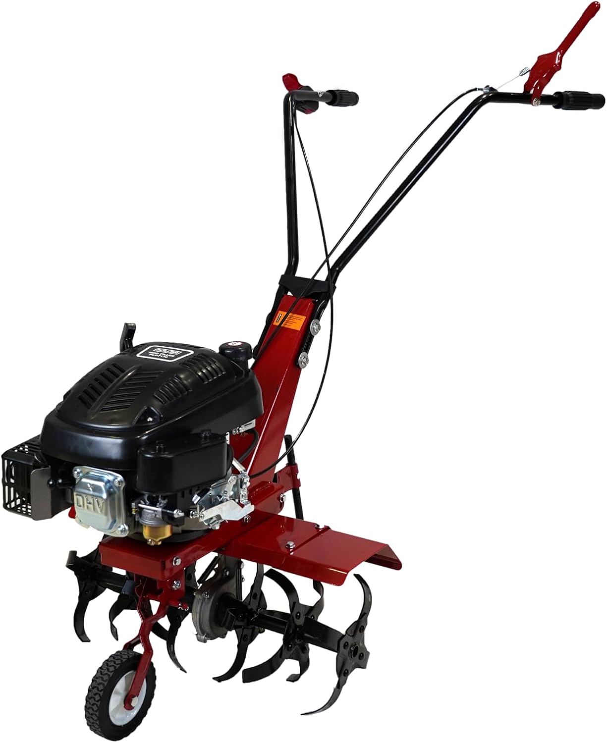 Petrol Tiller 173cc 4 stroke Rotavator 6HP Engine Allotment garden ...
