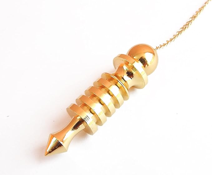 Amazon.com: Myhealingworld Chamber Pendulum, Brass Metal Pendulum ...