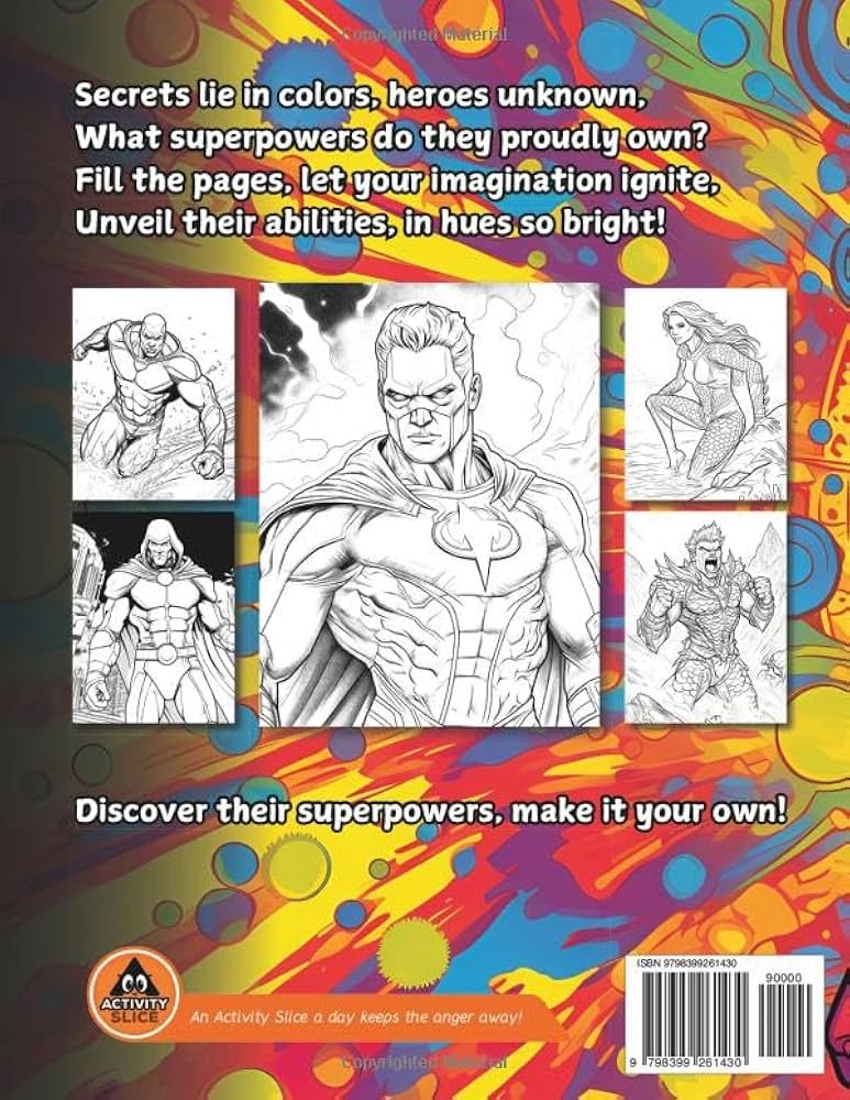 super villians coloring book pages