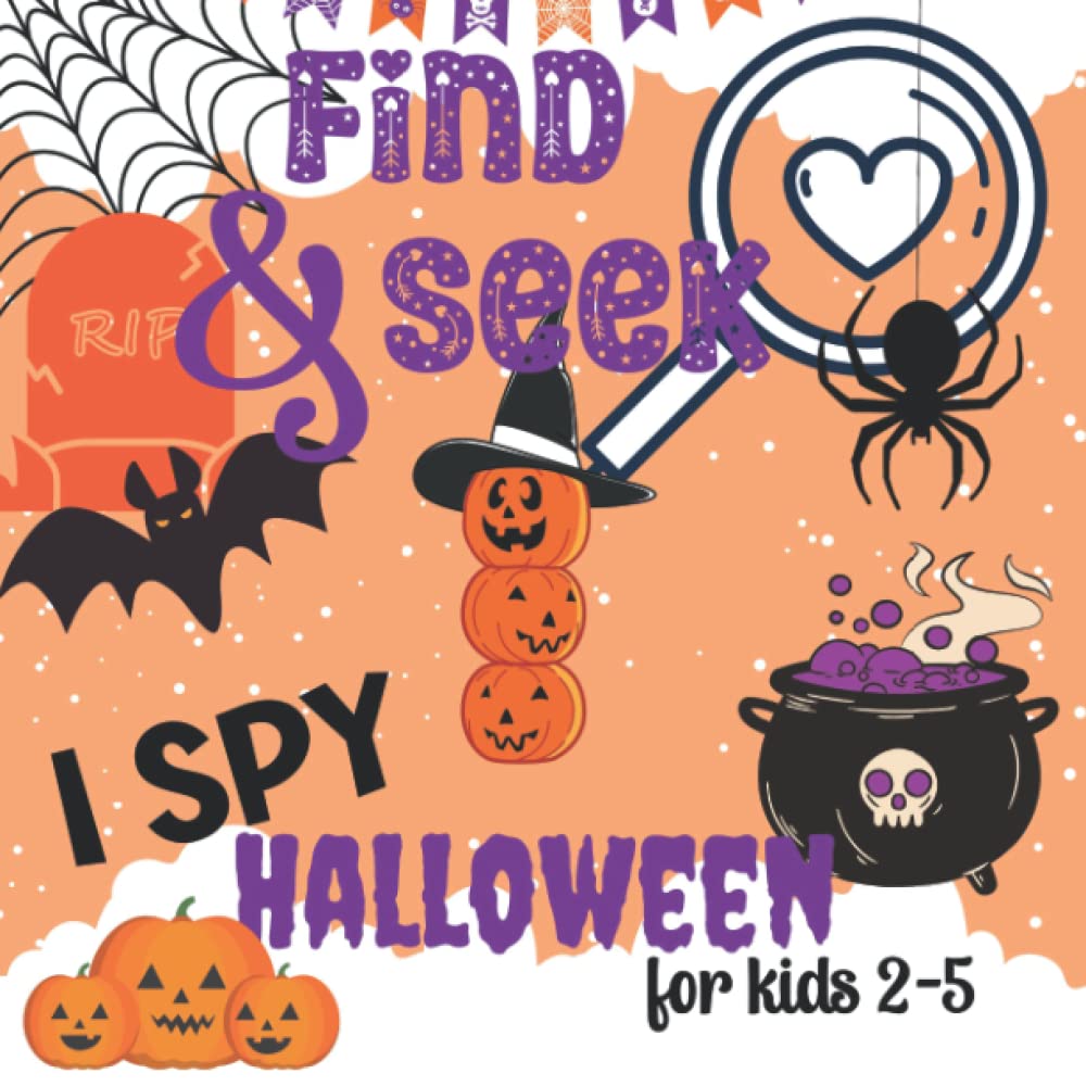 Snapklik.com : Find And Seek Halloween I Spy Childrens Book For Kids 2 ...