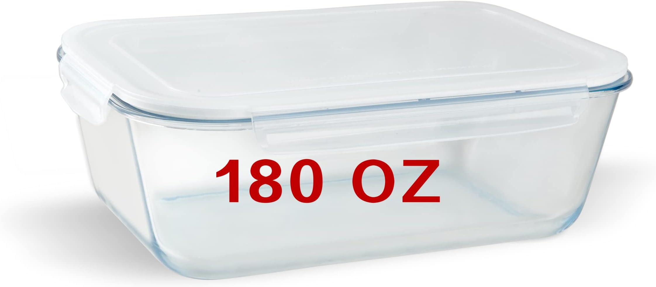 Amazon.com: Glasslock 19-Cup Rectangle Handy Container,White : Home ...