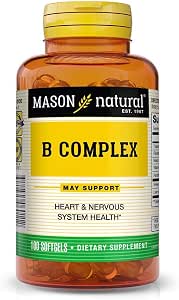 Amazon.com: MASON NATURAL Vitamin B-Complex, 300-day Supply, for Normal ...