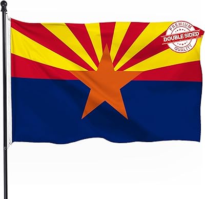 Amazon.com : Arizona State Flag 3x5 Outdoor Double Sided 3 Layers ...