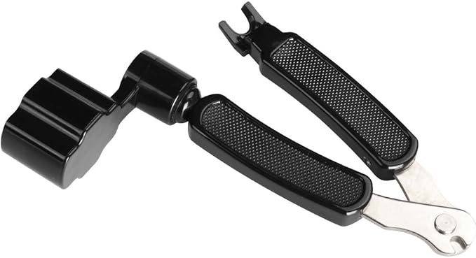Amazon.com: Black 3 in 1 Multifunction Guitar String Winder String ...