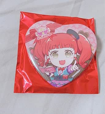 Amazon.co.jp: Kiratto Pri Chan Anna Akagi Heart Can Badge : Toys & Games