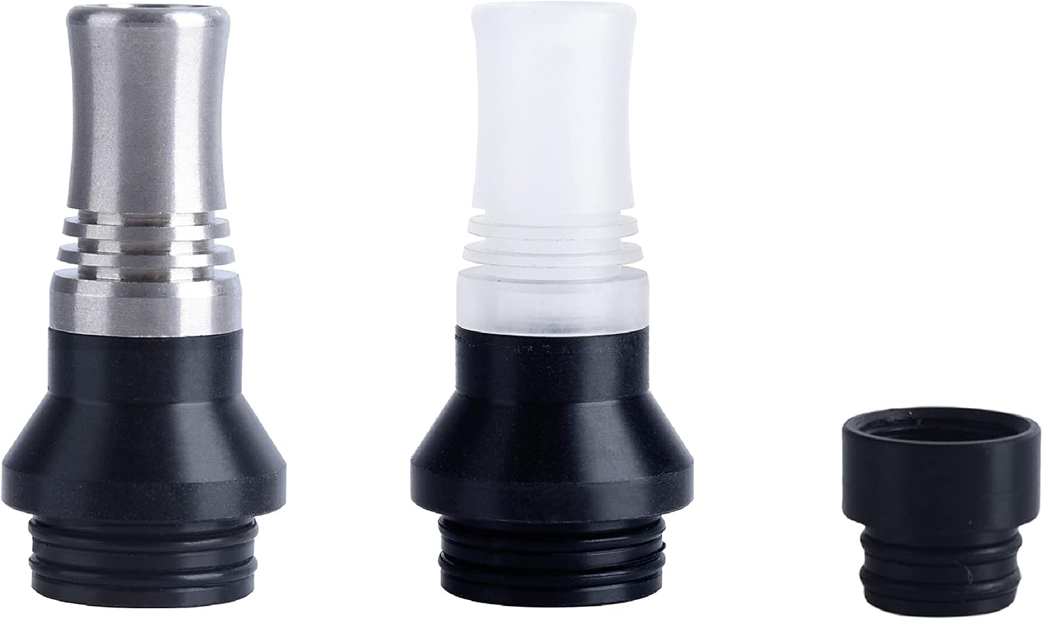 Wolfteeth 2 Pack Mid-Length 510 810 2 in 1 Drip Tip, 510 Adapter, Anti ...