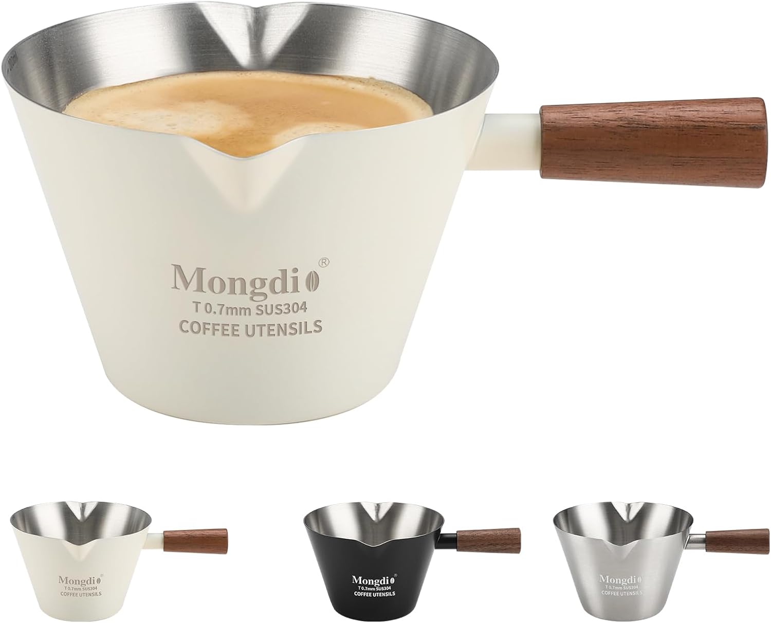 Amazon.com: Mongdio Espresso Measuring Cup, Stainless Steel Espresso ...
