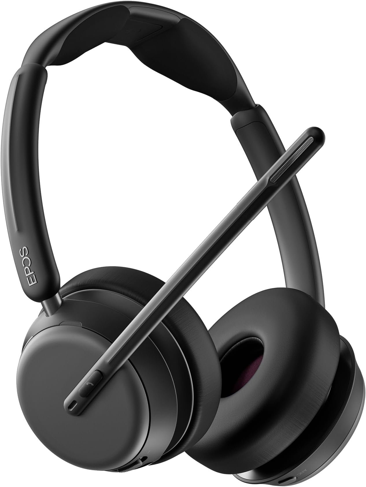 Poly Voyager Focus 2 UC schnurloses Headset mit Mikrofon & Ladestation ...