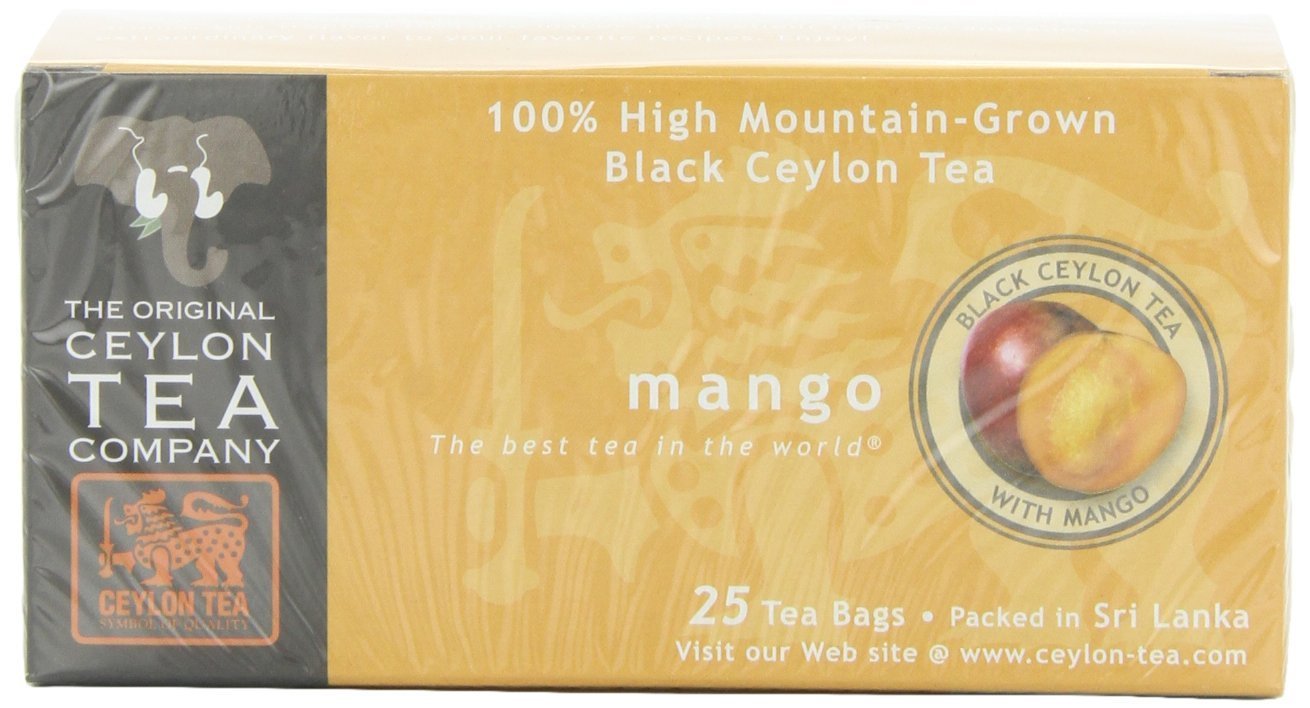 Amazon.com : The Original Ceylon Tea Company Black Ceylon Tea, Mango ...