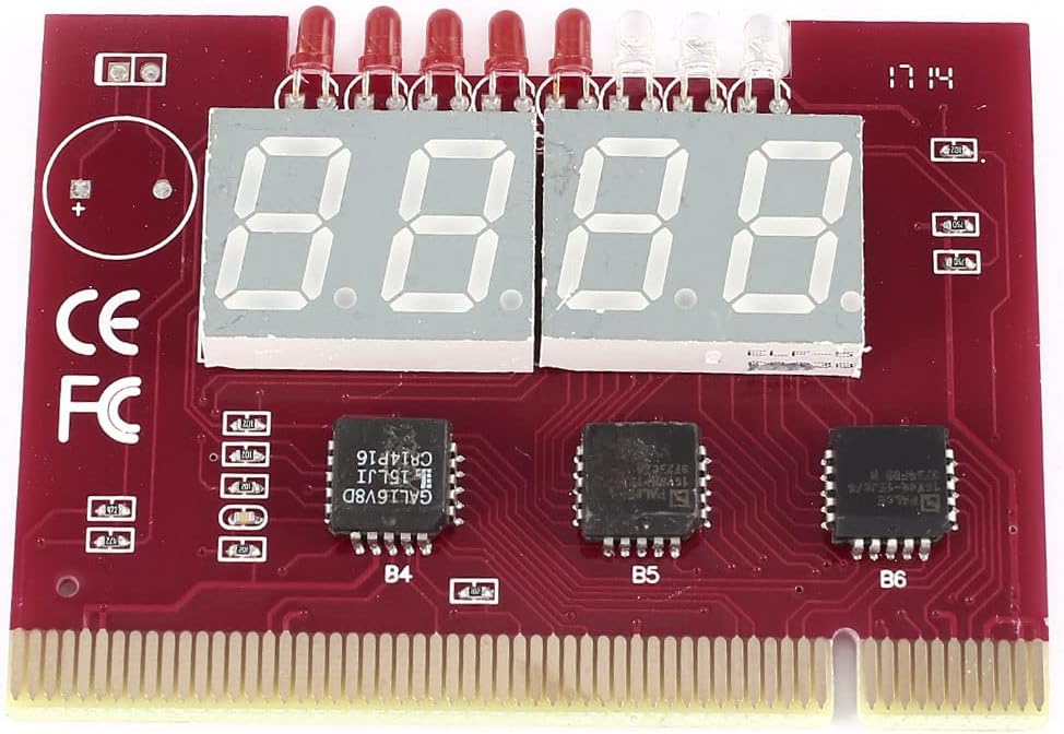 ZHuidjo Computer PCI 4-digit Mainboard Diagnostic Analyzer Tester Debug ...