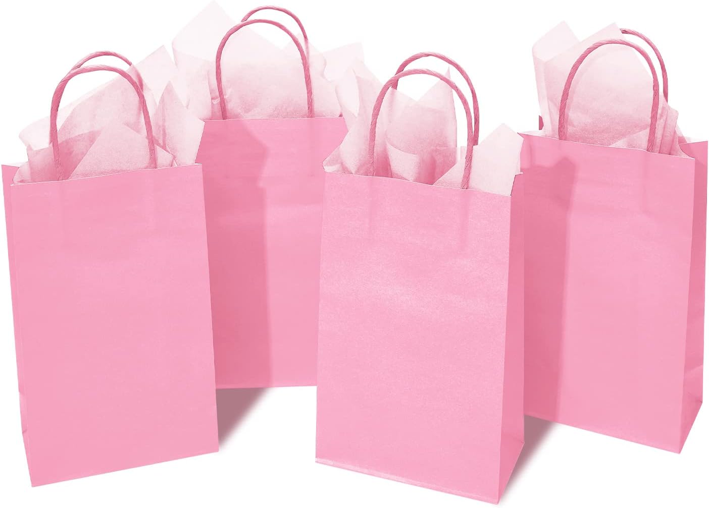 Amazon.com: Cooraby 20 Pieces Kraft Paper Bags Party Favor Bags Craft ...