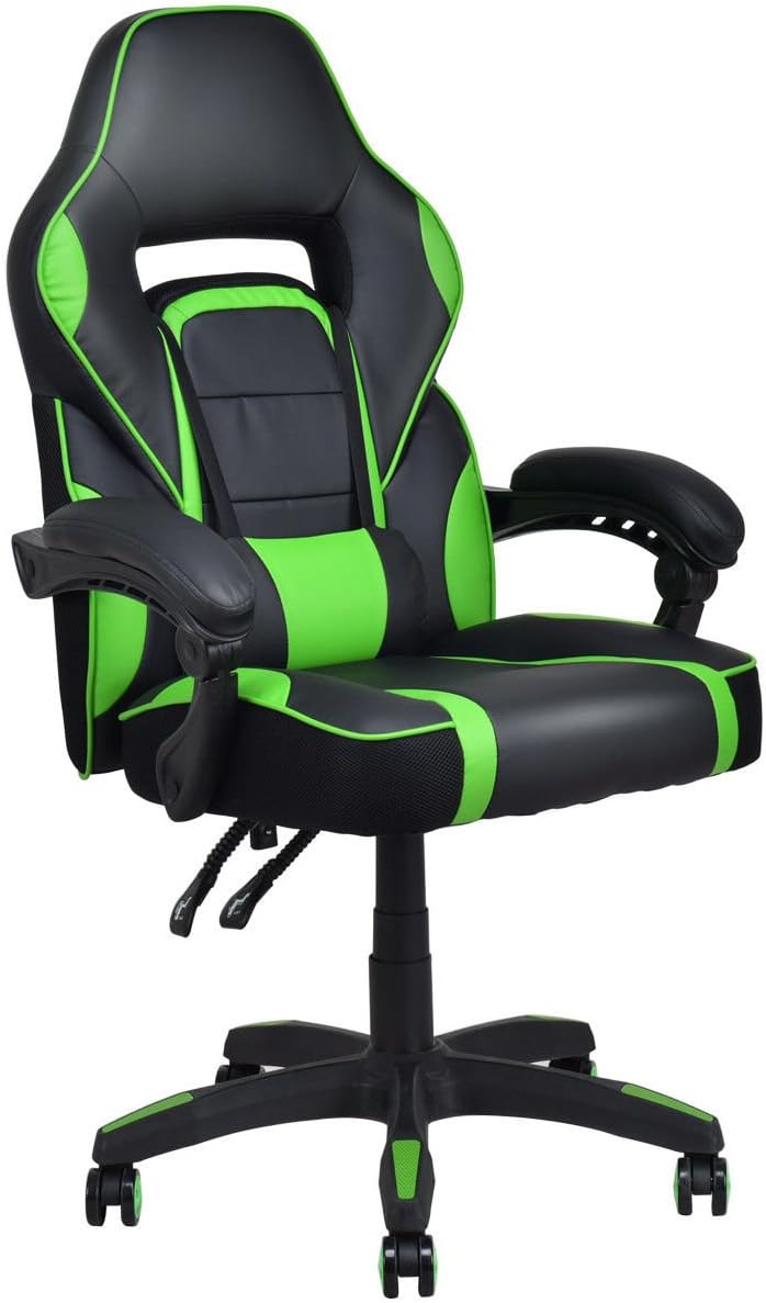 Amazon.com: Giantex Gaming Chair Ergonomic High Back Computer Task ...