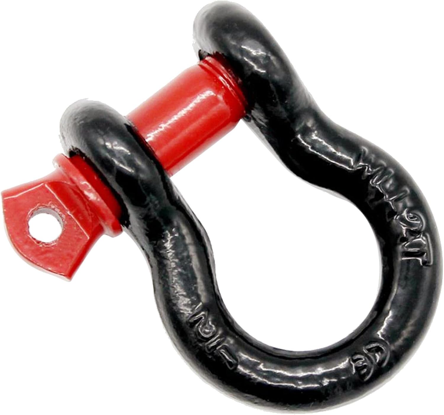 Amazon.com: Car Trailer Tuning Bumper Tow Shackle D Ring Bow Shackle ...