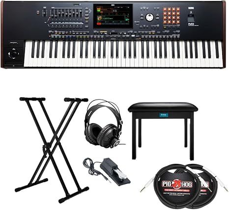 Amazon.com: Korg 76-Key Pa5X Professional Arranger Bundle with ...