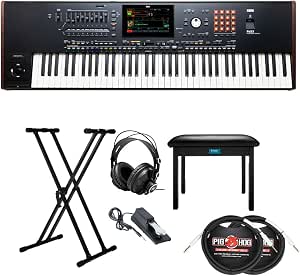 Amazon.com: Korg 76-Key Pa5X Professional Arranger Bundle with ...