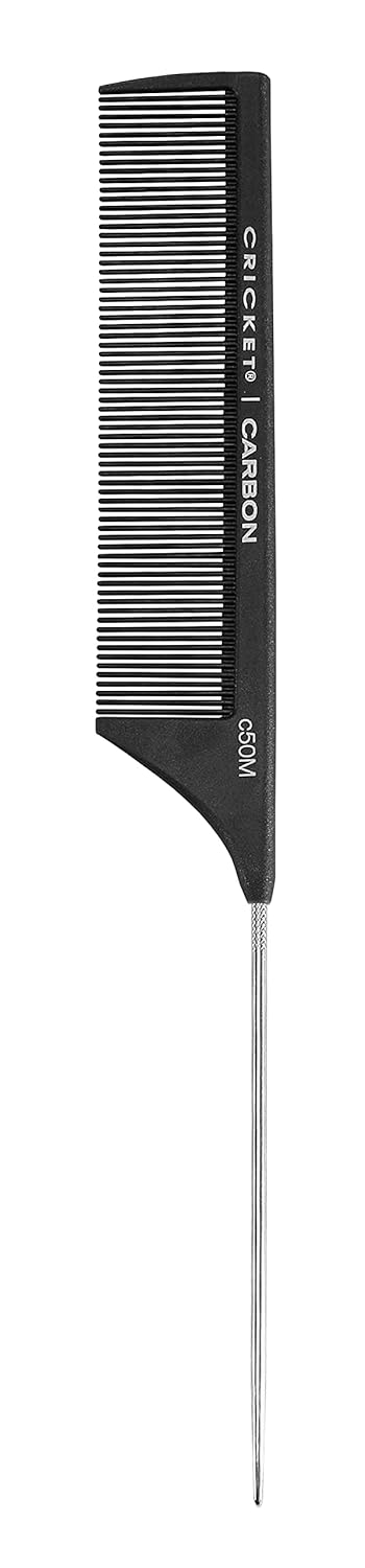 Amazon.com : Cricket C50M Professional Carbon Rattail Comb - Fine Tooth ...