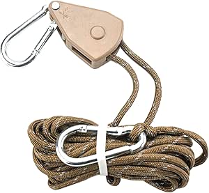 Amazon.com: Tent Rope Lock Pulley Adjuster Fixed Buckle Rope Reflective ...